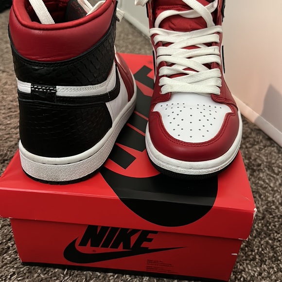 jordan one | Shoes | Wmns Air Jordan Retro High Og Satin Red ...